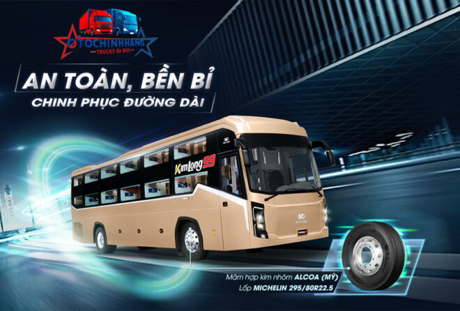Xe khách giường nằm Kim Long 99 24 Phòng + 2 Ghế - Sẵn xe giao ngay
