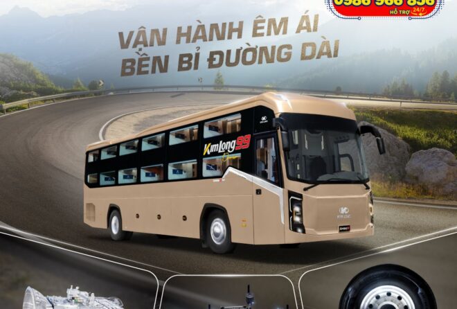 Xe khách giường nằm Kim Long 99 24 Phòng + 2 Ghế - Sẵn xe giao ngay